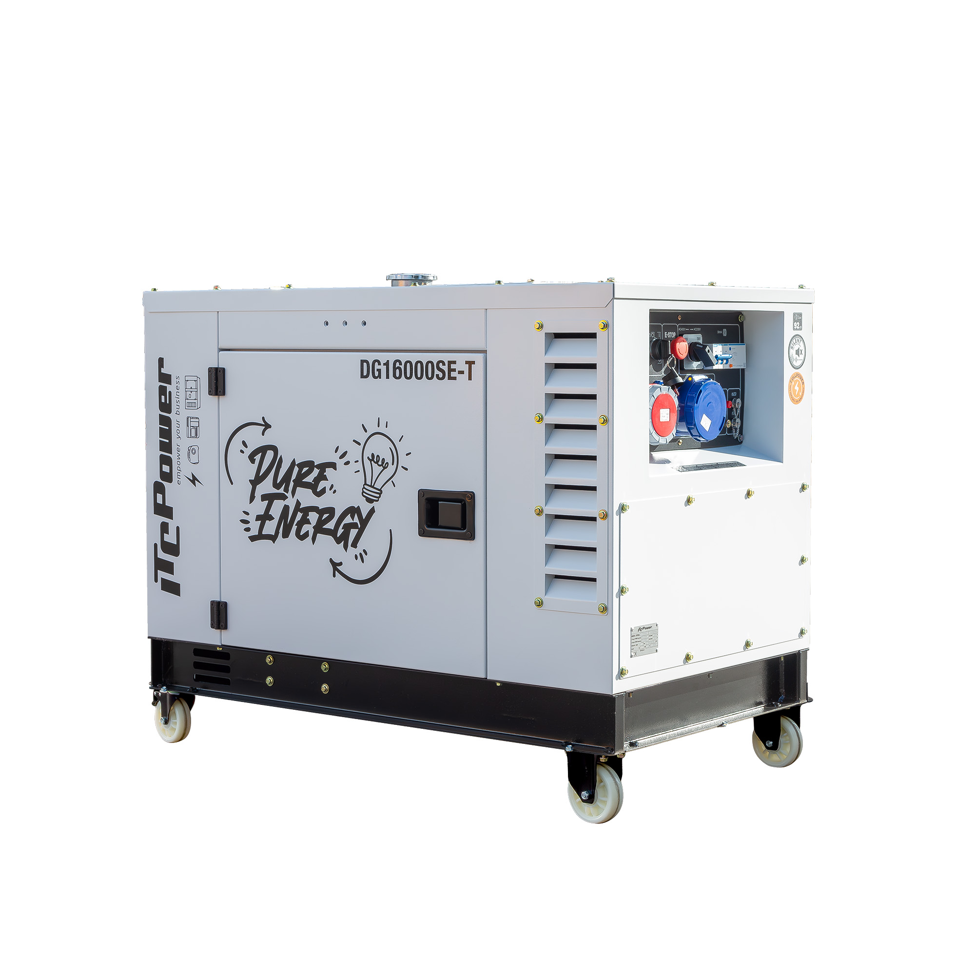Stromerzeuger von ITC Power | 16 kVA Diesel Generator | DG16000SET ...