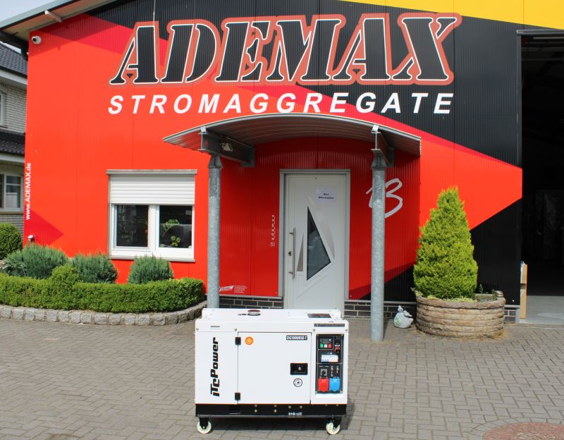 Baustellen Stromaggregat | Diesel Aggregat mit 10,6 kVA | Ademax ...